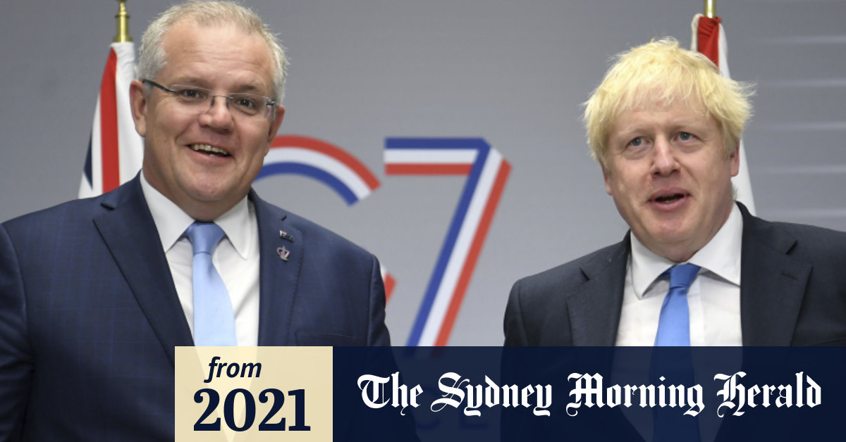 Boris Johnson pressures Scott Morrison on net zero by 2050 during ...